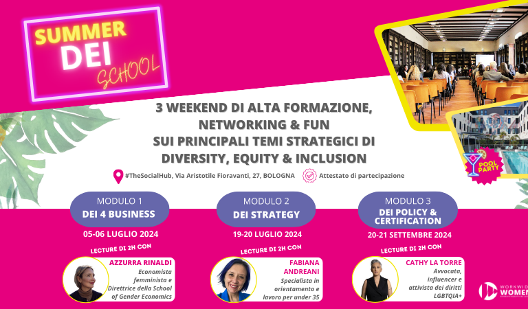 Summer DEI School: tuffati in un'estate di Diversity, Equity ...